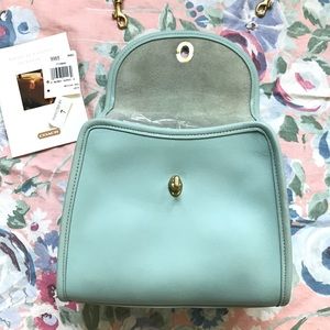 Coach | Bags | Vintage Coach Crossbody Regina Aqua 9983 | Poshmark